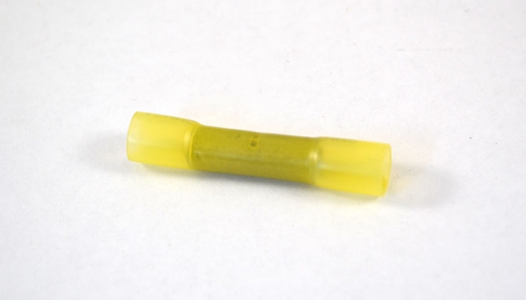HT30 | Yellow Butt Connector With Heat Shrink Tubing (10-12)